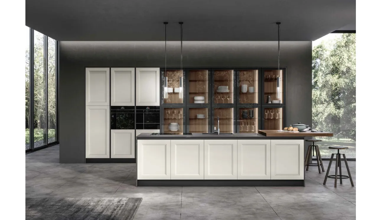 Cucina Moderna con isola Meg 03 di Arredo3